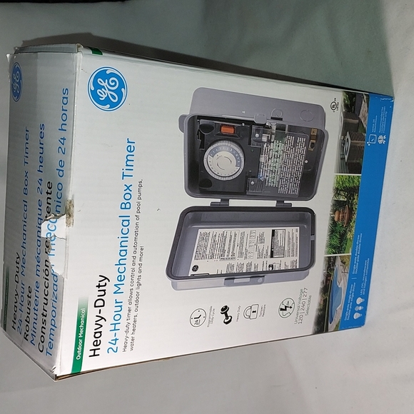 GE 24-Hour Mechanical Box Timer | Other | Ge Heavy Duty 24hour ...